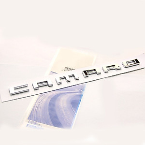 Yoaoo 2Pack OEM Letter Emblem 3D Badge Compatible with Zl1 1LE Rs Ss Zl1 Z28 Chrome