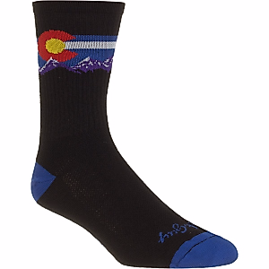 SockGuy Colorado Mountain 6In Wool Socks One Color, L/Xl