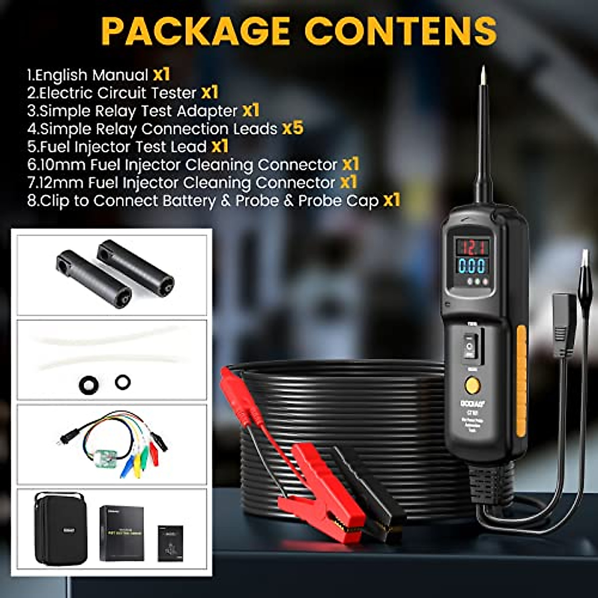 GODIAG GT101 Power Circuit Probe Tester for Auto Diagnostics