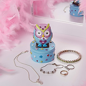 Wobbly Jelly - 'Woodland Owl' Kids Baby Teeth Keepsake – Ceramic Tooth Fairy Tooth Box for Children