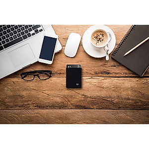 Modern Carry Elastic Minimal Card Holder, Minimalist Wallet for Men & Women, Stretch Credit Card & Business Card Holder, Stretchy Slim Credit Card Wallet - Ultra Thin w/ 1 Card Slot (Black)