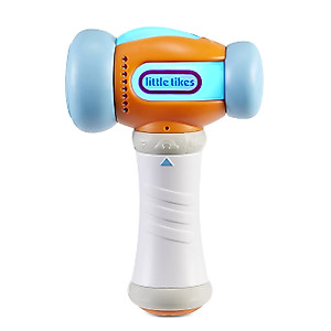 Little Tikes Count & Learn Hammer, Soft and Textured Grip for Little Hands with Numbers, Silly Sounds, Activity Lights SFX- Gift and Toy for Babies Toddlers Girls Boys Age 9 Months 1 2+ Years Old