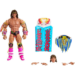 Mattel WWE Warrior Ultimate Edition Action Figure with Interchangeable Accessories, Articulation & Life-Like Detail, 6-inch