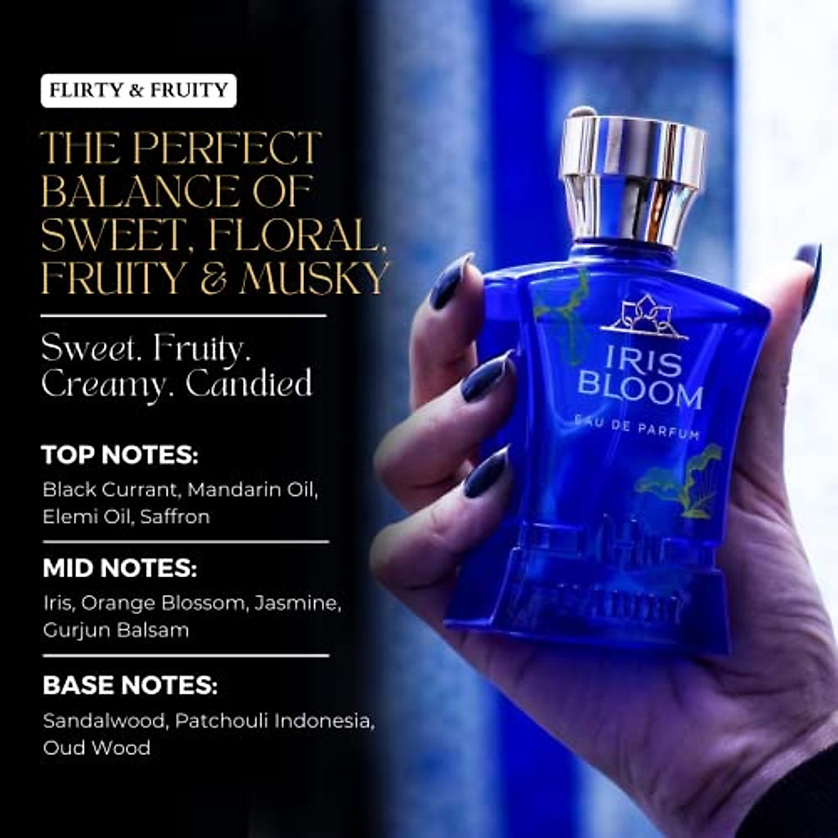 H HABIBI Iris Bloom Find Your Signature Scent with this Luxury EDP - Eau de Parfum Women's Fragrance - Unique & long-lasting Perfumes for Women, Made of Rare Exotic Notes - 2.5 fl oz