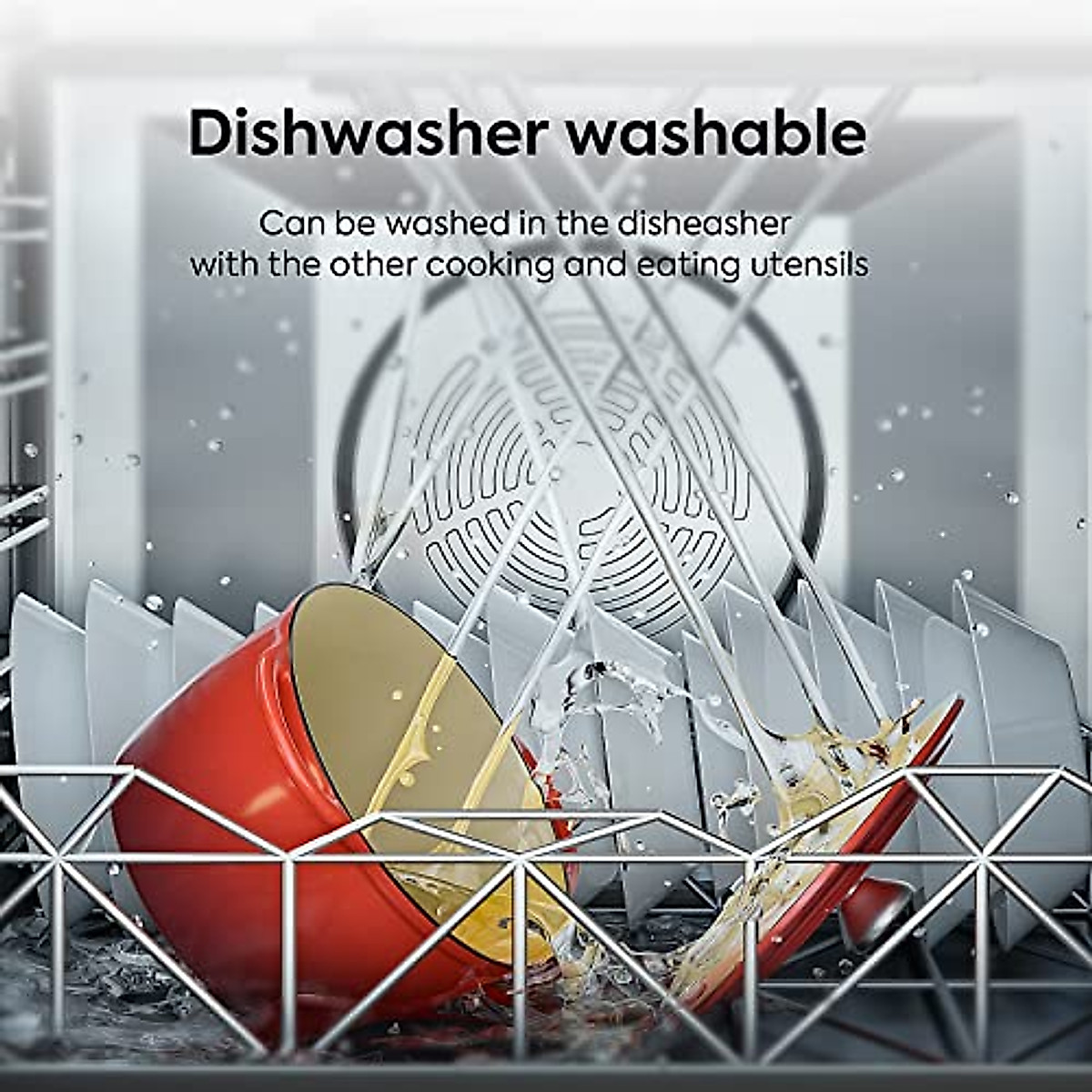 HUABANG Enameled Cast Iron Dutch Oven with Lid,Cast Iron Pot, Diameter Suitable For All Kinds of Cookware and Induction Cooker,Dishwasher,Suitable for Making Food (7.3 Quart, Cerise Oval)