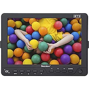 Bestview S7II 4K field monitor Professional and comprehensive interfaces:HDMI input and output,3G-SDI input and output
