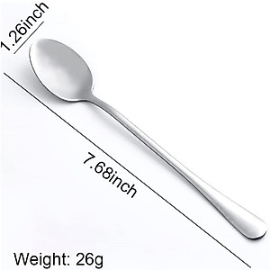 Calltoge Personalized Initial Gifts for Women Men Letter B Stainless Steel Coffee Spoon Birthday Wedding Bridesmaid Proposal Anniversary Graduation Friendship Present Monogrammed Gift (B)