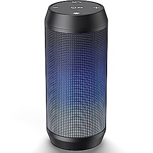 ELEHOT Direct Bluetooth Speakers Portable Wireless Speaker with True Wireless Stereo and Dual Pairing Stereo Loud Volume Color Change Mode (Blue)