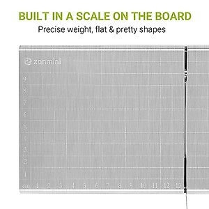 zanmini Cheese Slicer, Stainless Steel Cheese Cutter with Accurate Size Scale, Wire Cheese Slicer for Cheese Butter, Equipped with 4 Replaceable Cheese Slicer Wires