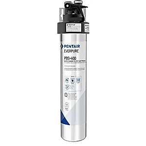 Pentair Everpure PBS-400 Drinking Water System, EV927085, Ideal for use in Prep Sink and Wet Bar, Includes Filter Head, Filter Cartridge, All Hardware and Connectors