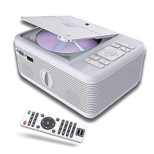 RCA RPJ140 Bluetooth FHD Projector with DVD Player (Renewed)