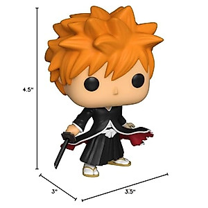 POP Bleach - Ichigo Bankai Tensa Zangetsu (AAA Anime Exclusive) Funko Vinyl Figure (Bundled with Compatible Box Protector Case), Multicolor, 3.75 inches