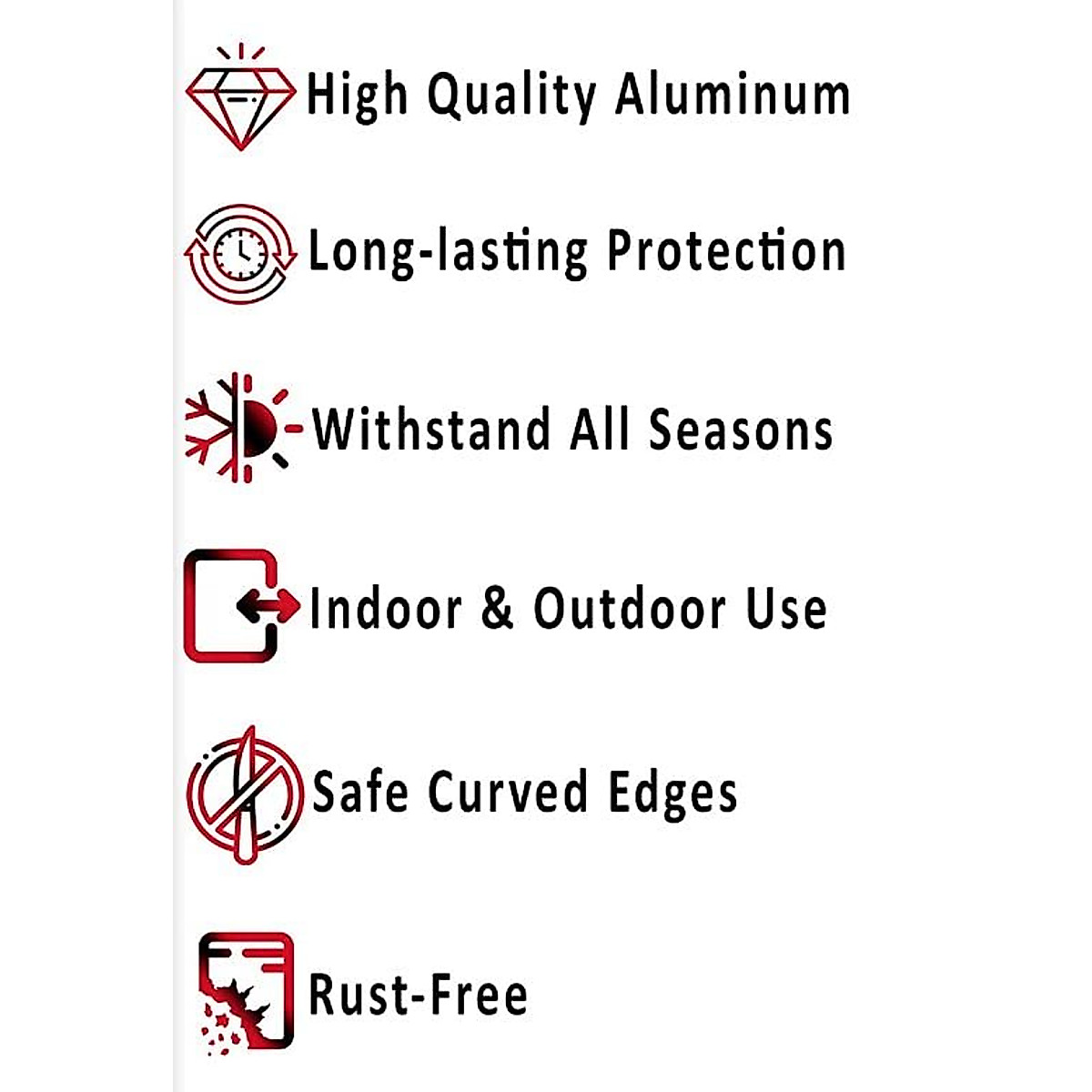 Fuji Apples BLACK Aluminum Composite Sign, 8.5"x10"