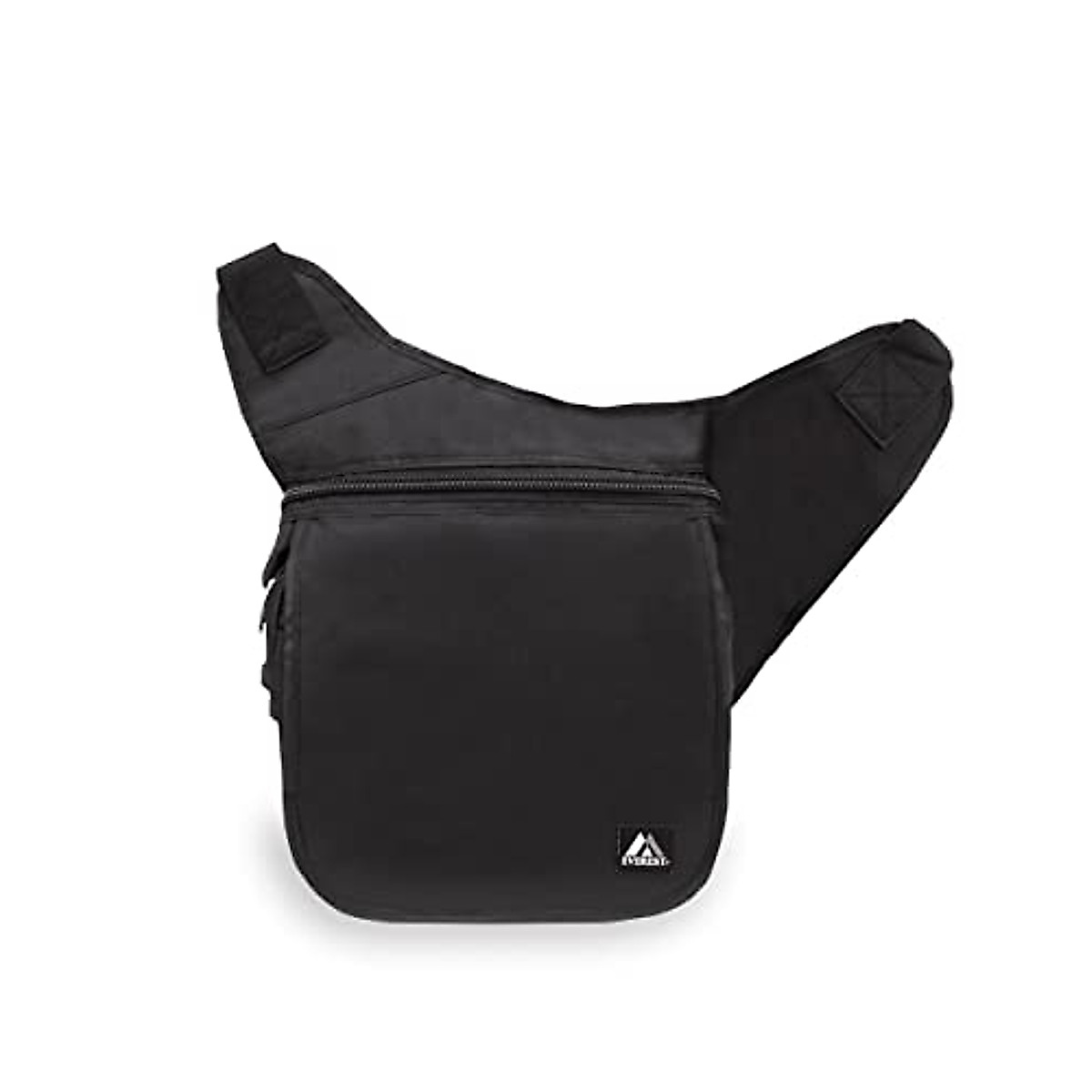 Everest Messenger Bag - Large, Black, One Size,BB005-BK