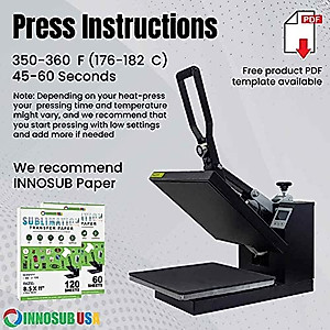 Sublimation Blank Case Compatible with AirPods/AirPods 2 - Black DIY Plastic Cover Made by INNOSUB USA