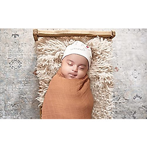 Pack of 4 Baby Swaddle Blankets, Soft Cotton Muslin Swaddle Blanket for Baby Boy & Girl, 47x47inch Unisex Lightweight Baby Blankets for Newborn Receiving