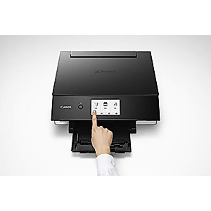 Canon TS8320 All in One Wireless Color Printer for Home | Copier | Scanner | Inkjet Printer | with Mobile Printing, Black, Amazon Dash Replenishment Ready