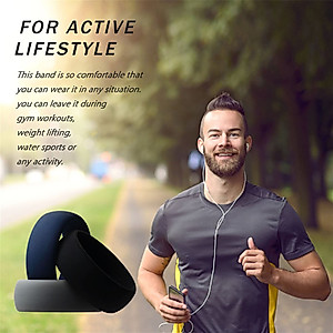 PAMTIER 10 Pack Affordable Silicone Rubber Wedding Bands Durable Comfortable Rings Size 12