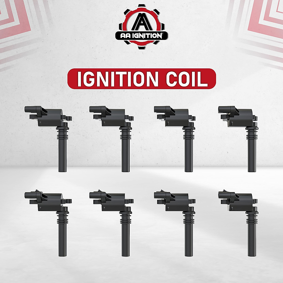 Ignition Coil Pack Set of 8-5.7L V8 Hemi Engine - Replaces 56028394AB, 56028394AC - Compatible with Chrysler, Dodge & Jeep Vehicles - 2005 300, 04-05 Durango, 2005 Magnum, Ram, Grand Cherokee