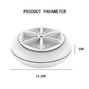 OCYE USB Automatic Dishwasher, Portable Dishwasher, Washing Machine, no Need to Install, UV Function, Used for Camping, Tourism, RV, Dormitory, Business Trip (White)