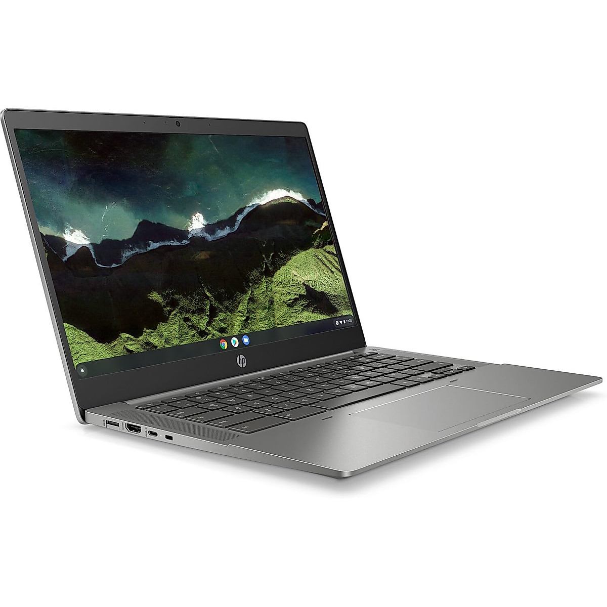 HP Chromebook Laptop 14B-NB0015CL - 14-inch Touchscreen FHD IPS Notebook Intel Core 15-1135G7 11th Gen, 8GB RAM 256GB SSD Backlit Keyboard WiFi Bluetooth HDMI USB, Chrome OS, Mineral Silver (Renewed)