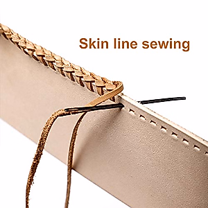 Leather Big Eye Needle, 21 Pieces 3 Sizes of Leather Needle Big Eye Needle, with 2 Leather Lacing Needles，1 Piece Needle Bottle, Leather Sewing Needle kit