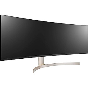 LG 49WL95C-WE 49" 32:9 UltraWide Dual QHD HDR10 IPS Curved LED Monitor Bundle with 1 YR CPS Enhanced Protection Pack