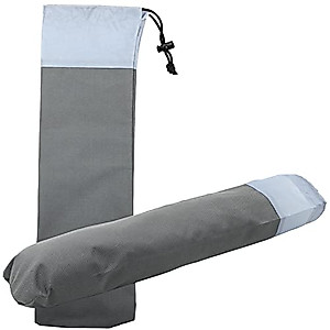 Gatuida 2Pcs Camping Tent Stakes Bag Heavy Duty Stakes Oxford Cloth Pouch Portable Outdoor Camping Spikes Storage Peg Bag Fishing Rod Pouch