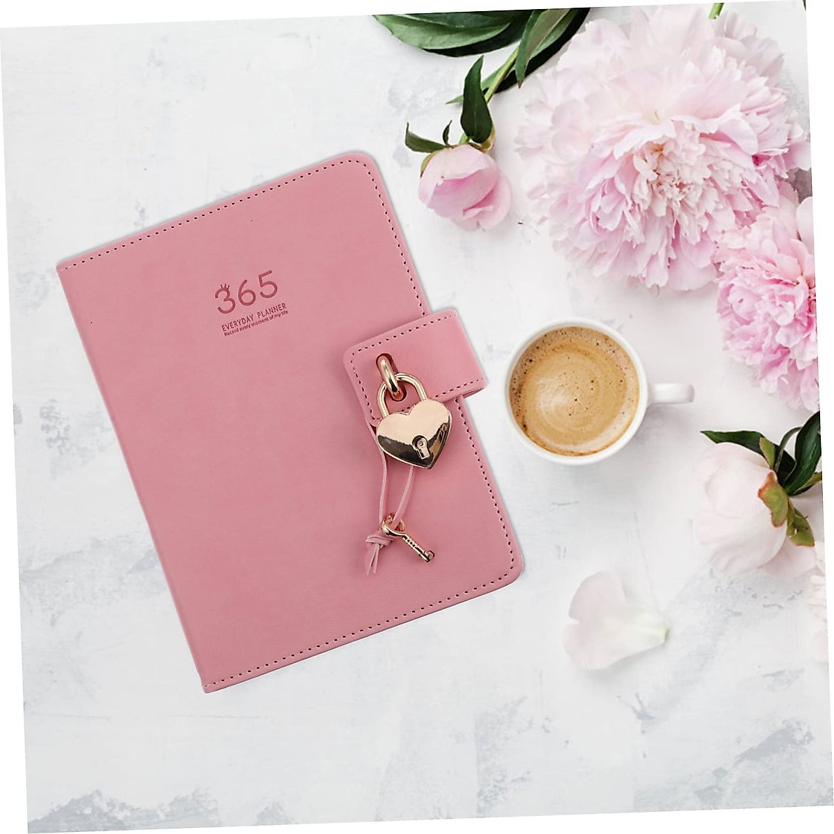 NUSITOU 1pc 2021 Planner Pocket Notepad Time Organizer 2021 Planning Book 2021 Notepad 2021 Diary Notebook Travel Notebook 2021 Calendar Notepad Paper + Pu Filling Work Week Month