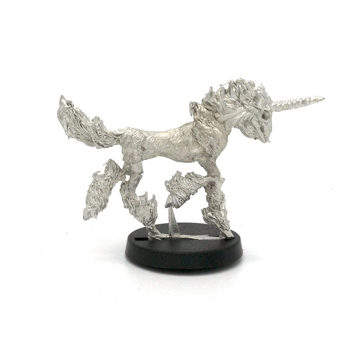 Stonehaven Miniatures Flaming Undead Unicorn Figure (for 28mm Scale Table Top War Games) - Made in USA