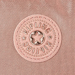 Kipling womens Womenâ€™s Creativity Pouch, Versatile Cosmetics Kit, Lightweight Nylon Travel Organizer Large Purse, Dt Warm Rose, 7.25 L x 4.25 H 1.5 D US