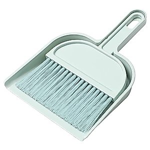Broom with Dustpan Combo Set Plastic Mini Besom and Dustpan,Mini Cleaning Brush with Dustpan Set Desktop Cleaning Accessories Broom Set Dust Pan and Broom Set Small Broom Dust Broom