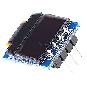 White 0.49 inch OLED Display Module 64x32 SSD1306 0.49" Screen I2C IIC Super Bright for Arduino AVR STM32