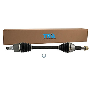 TRQ Front Left CV Axle Shaft Assembly Drivers Side Compatible with 2013-2018 Nissan Altima