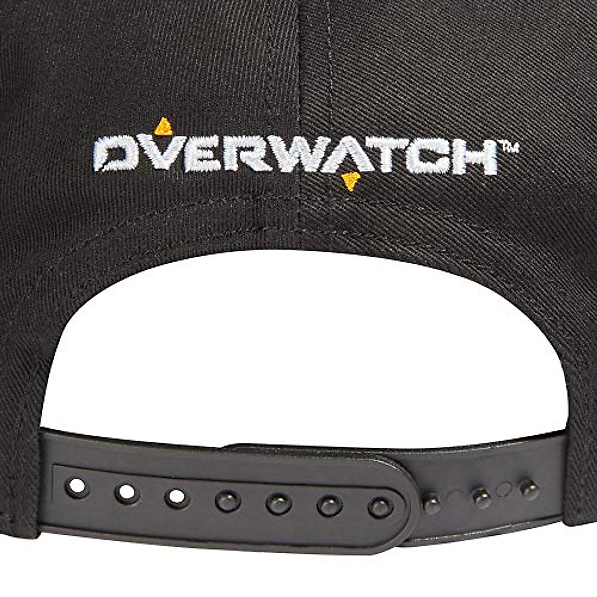 JINX Overwatch Frenetic Snapback Baseball Hat, Black, Adult Size