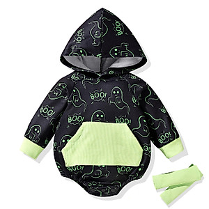 Unutiylo Newborn Baby Boy Outift Black