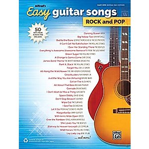 Alfred's Easy Guitar Songs -- Rock & Pop: 50 Hits from Across the Decades