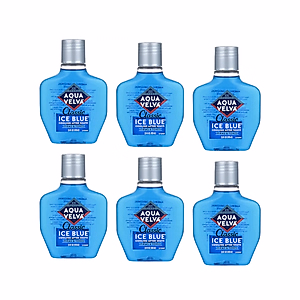 Aqua Velva Ice Blue After Shave 3.5 Ounce (103ml) (6 Pack)