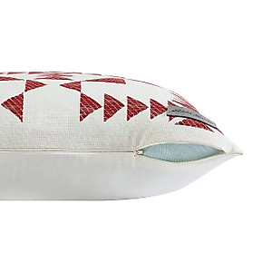 Eddie Bauer - Throw Pillow Cover Set, Cotton Home Decor, All Season Bedding (Arrowhead Red, 2 Piece)
