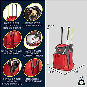 Rawlings | LEGION Backpack Equipment Bag | Baseball & Softball | Camo