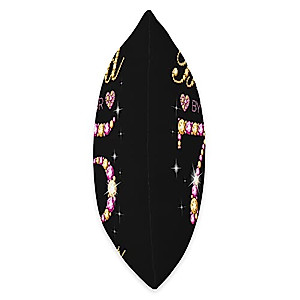 Blessed Queens Birthday Tees Blessed by God for 75 Years Old Birthday Party Throw Pillow, 18x18, Multicolor