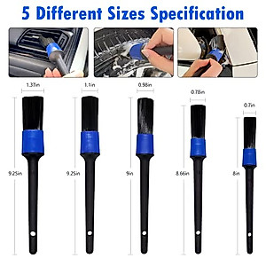 RKMHnSLa 23pcs Car Detailing Kit Interior Cleaner for All-Purpose Car Interior Cleaning (Blue)