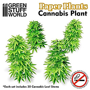 Green Stuff World Paper Plants - Cannabis 10448