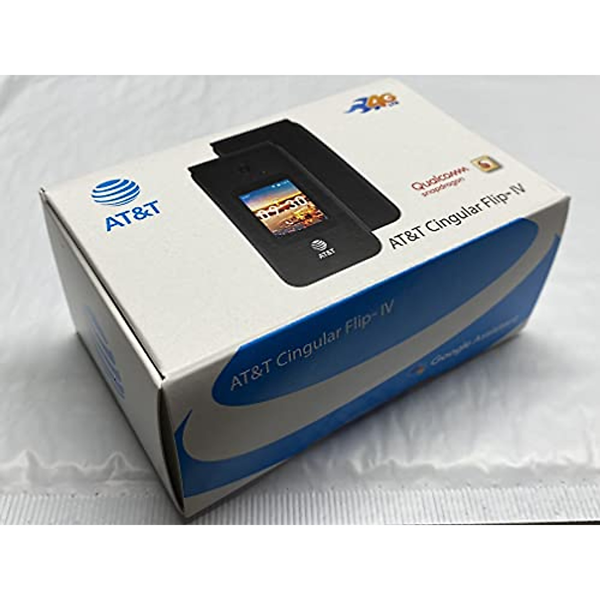 SIMBROS AT&T CINGULAR FLIP 4 SMARTFLIP IV U102AA 4G Phone for AT&T ONLY Complete with At&t Sim Card sim Key
