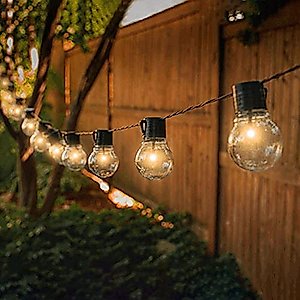 PUZOU Solar Lights, 10LED 3.5M 8 Modes Waterproof String Lights Outdoor Fairy Lights Crystal Balls Decorative Lighting for Garden Home Party Wedding Christmas Decoration