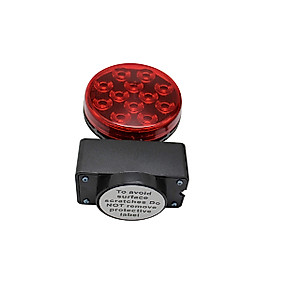 MAXXHAUL 50015 12V Magnetic LED Towing Lights With Magnetic Base - DOT Compliant, 1 Pack
