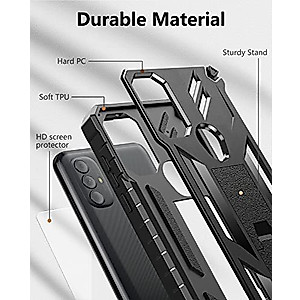 for Motorola Moto G-Power 2022 Case: Moto G Play 2023 Case Drop Proof Protection Durable Protective Heavy Duty Shockproof TPU Matte Textured Mobile Phone Cover Moto G Power 2022 Case with Kickstand