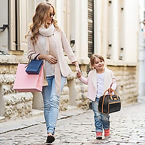 Tirrinia Lunch Bag Women Box Insulated Men Lunchbox Adults, Insulated Bag women Box Freezable Adult Cute Large Tote Cooler, Lunch Women Bag for Work, Picnic, Best Independence Day Gift, Black