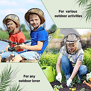 Mosquito Net Black Mosquito Net Face Neck Fly Netting Hood Protecting Net Cover Wearable Mosquito Face Net for Bugs Insect Mosquito Net Hat for Outdoor Hiking Camping Walking(12 Pcs)
