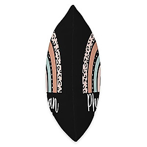 Physician Assistant Apparel Physician Assistant Rainbow Leopard Heart Appreciation Throw Pillow, 16x16, Multicolor